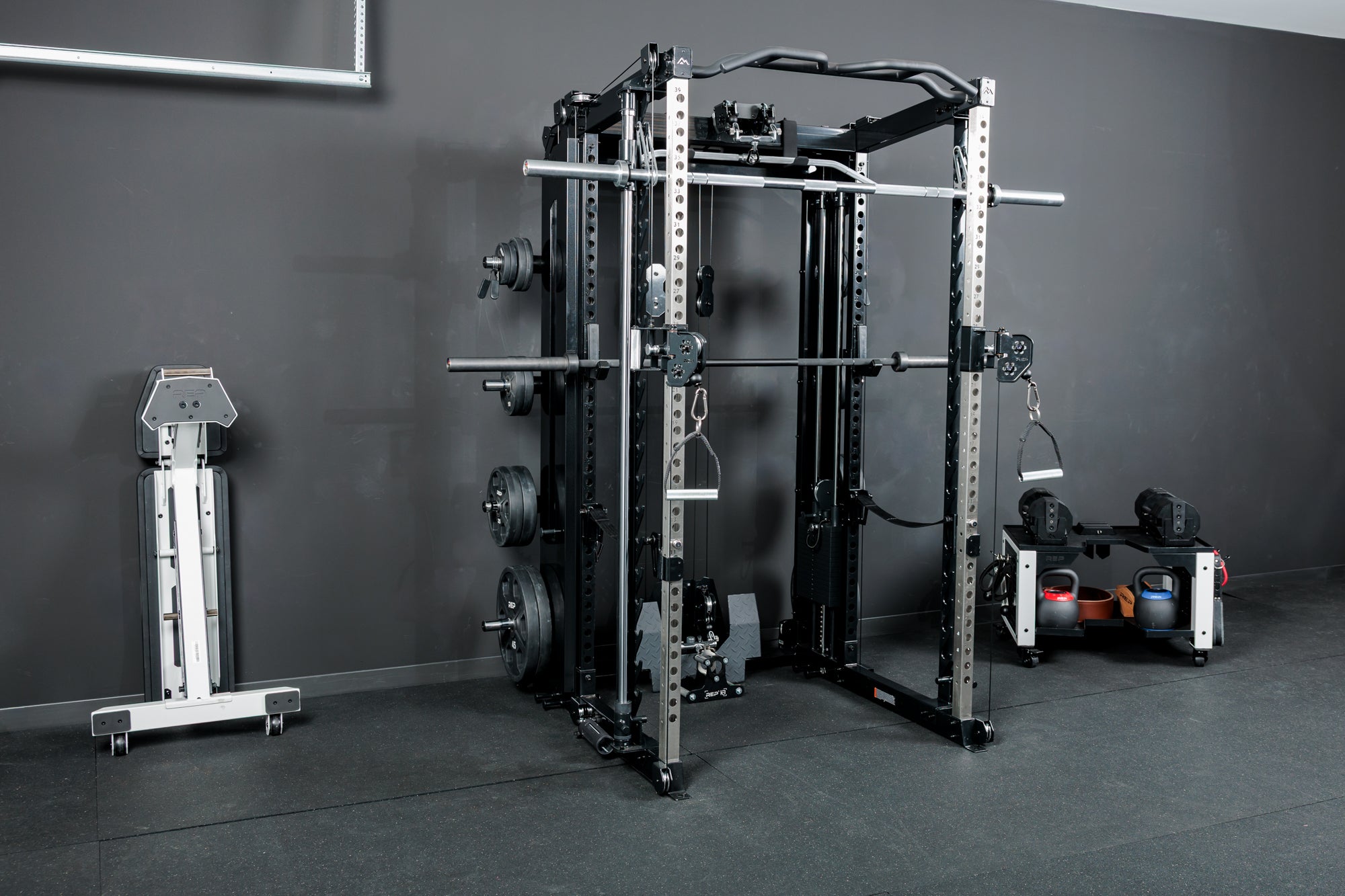 Rep Altitude Power Rack + Smith machine + Functional Trainer – Gym Equip